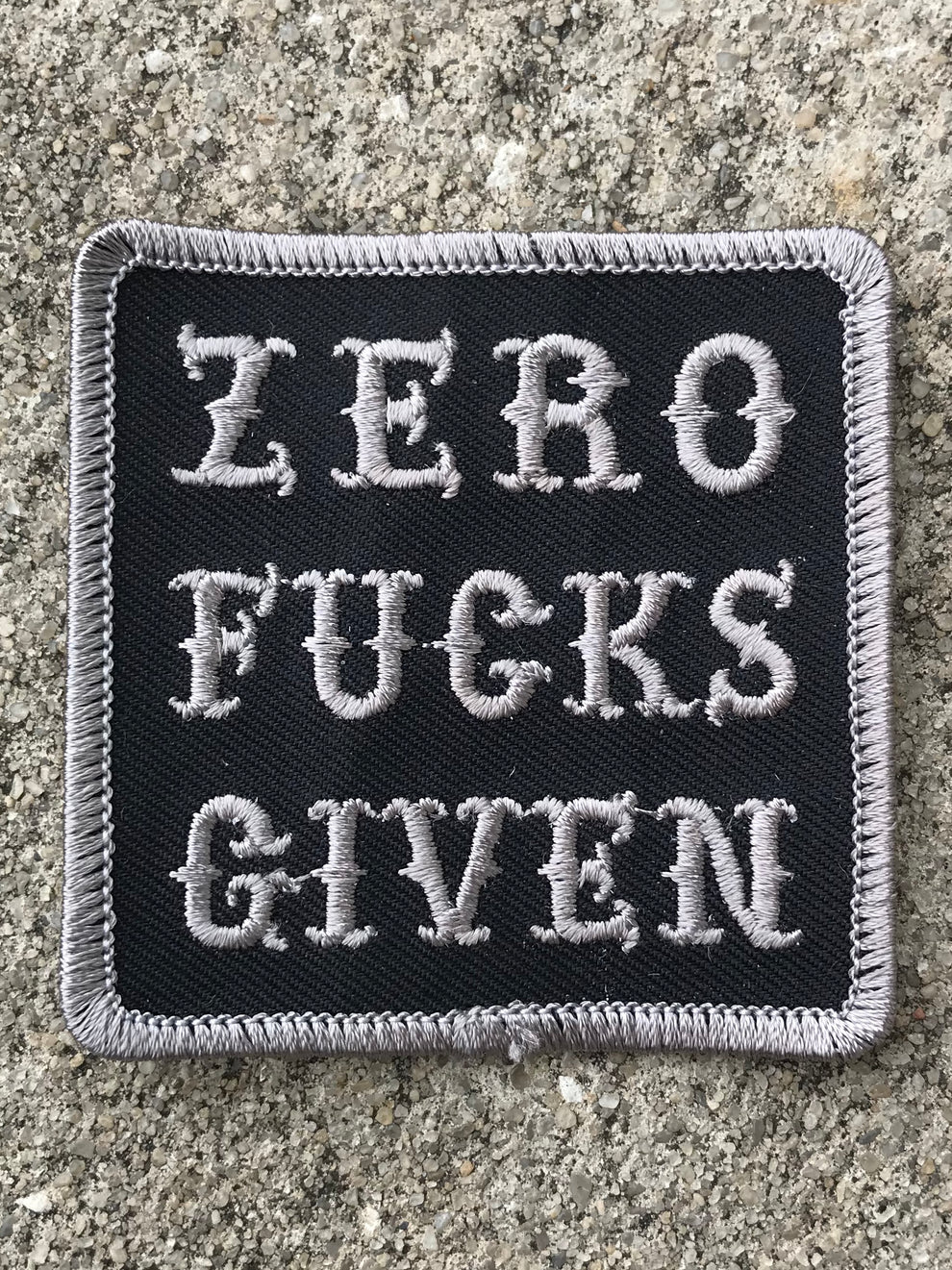 ZERO FUCKS GIVEN - PATCH – VNM